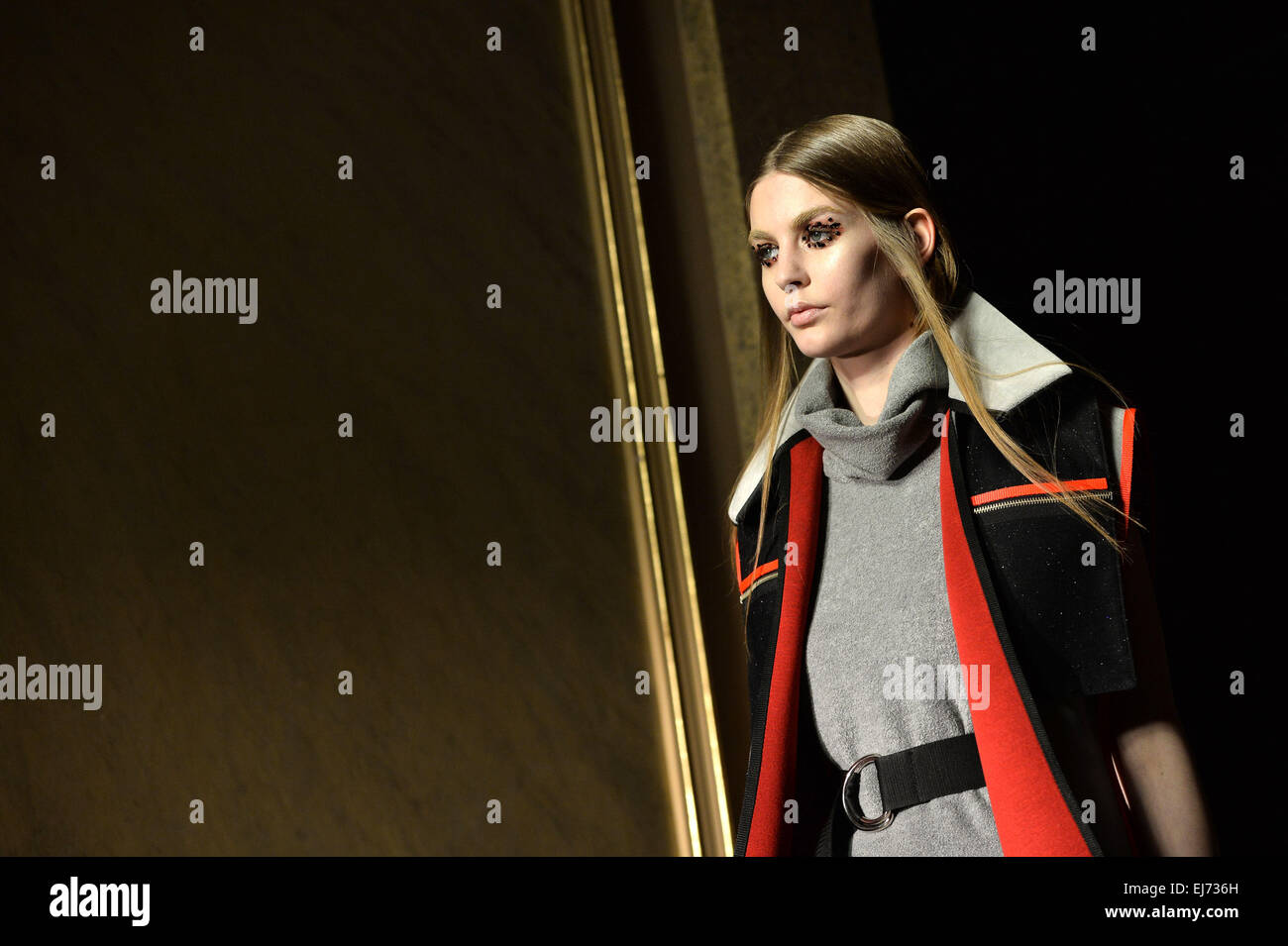 Mercedes-Benz Prague Fashion Weekend, on March 21, 2015 in Prague ...