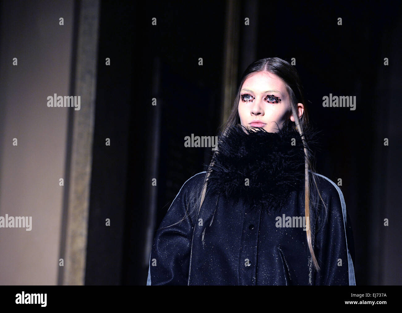 Mercedes-Benz Prague Fashion Weekend, on March 21, 2015 in Prague ...