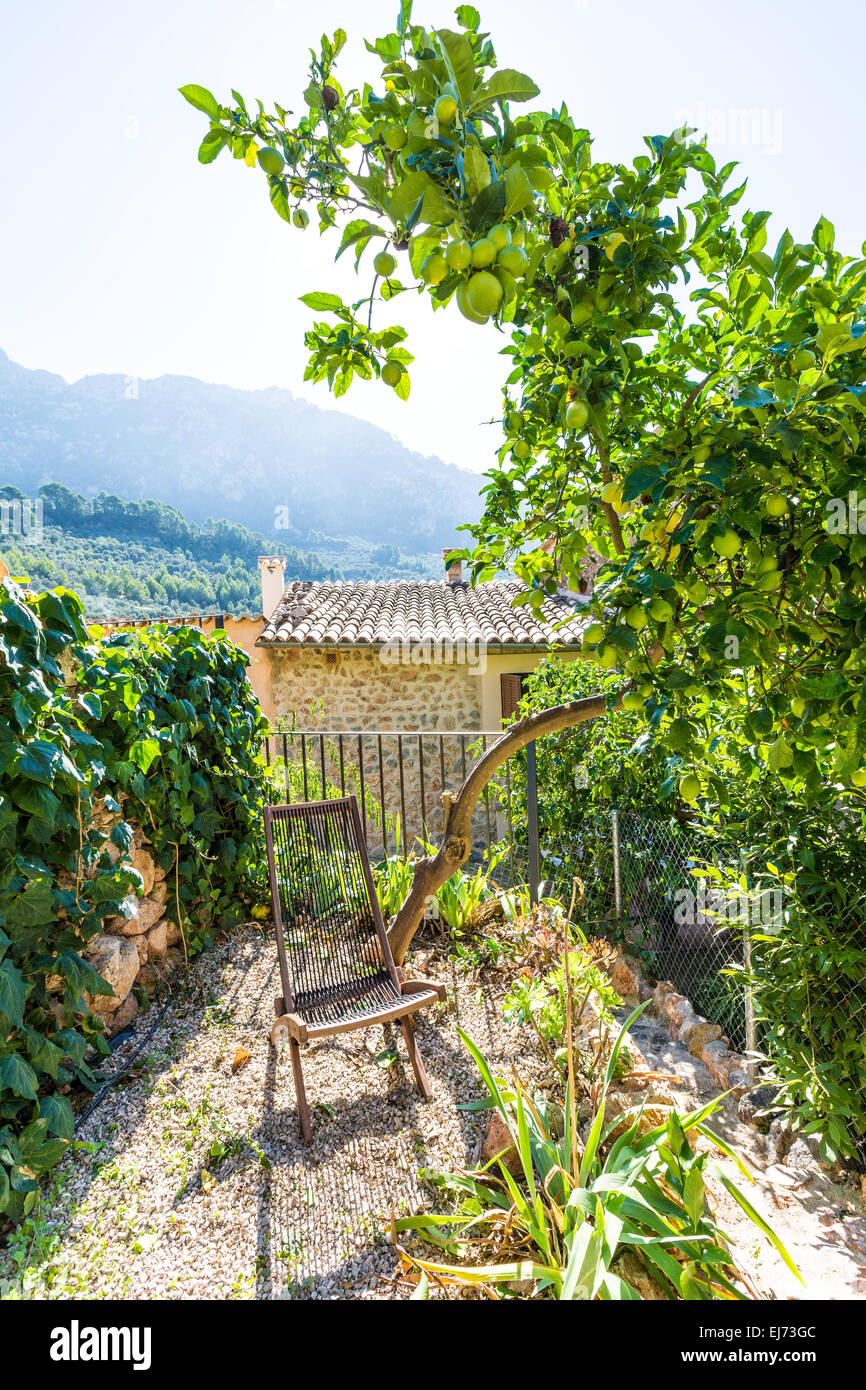 Majorca Balearic house patio in Balearic islands Mediterranean ...