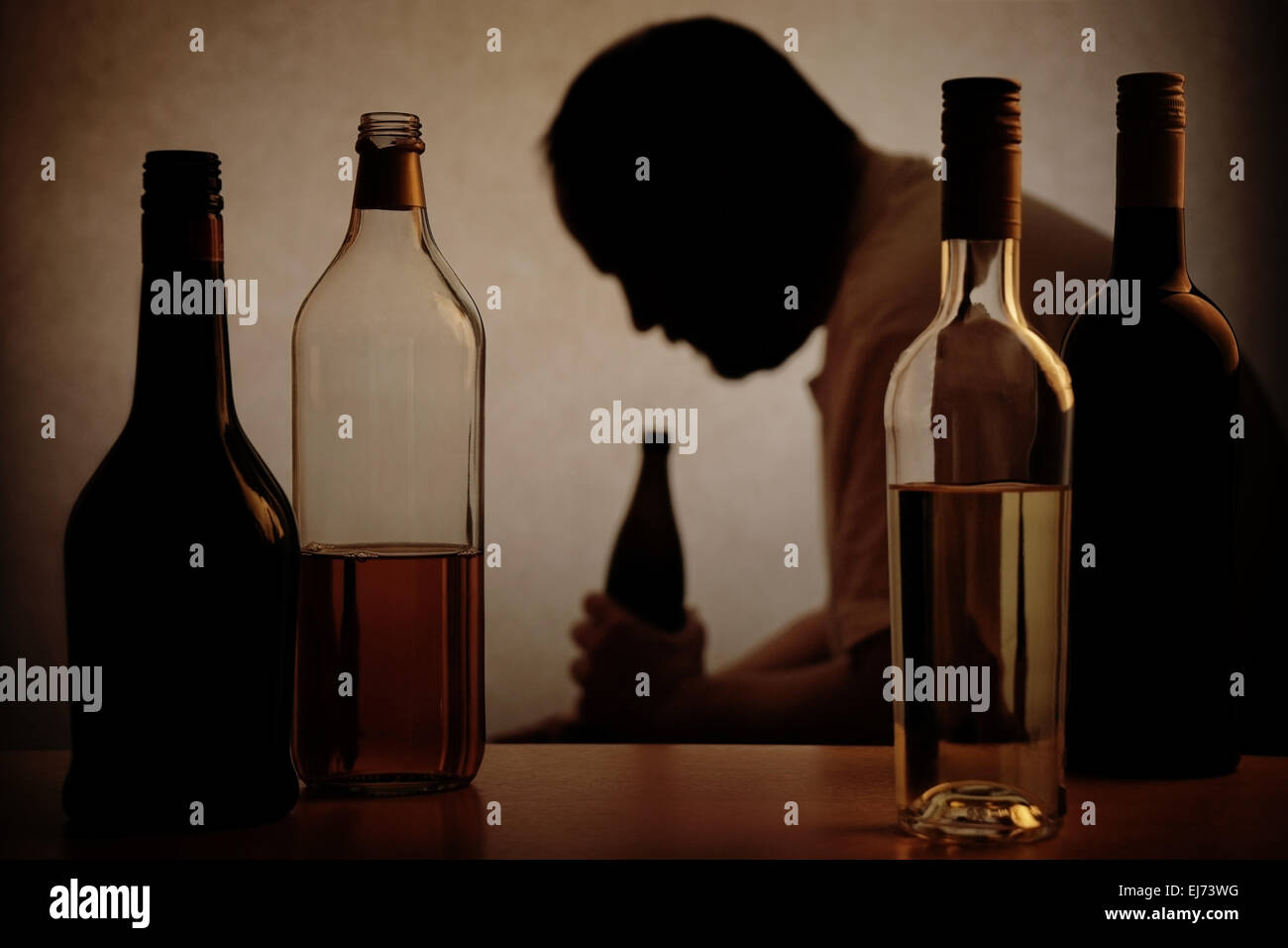 Alcoholism hi-res stock photography and images - Alamy