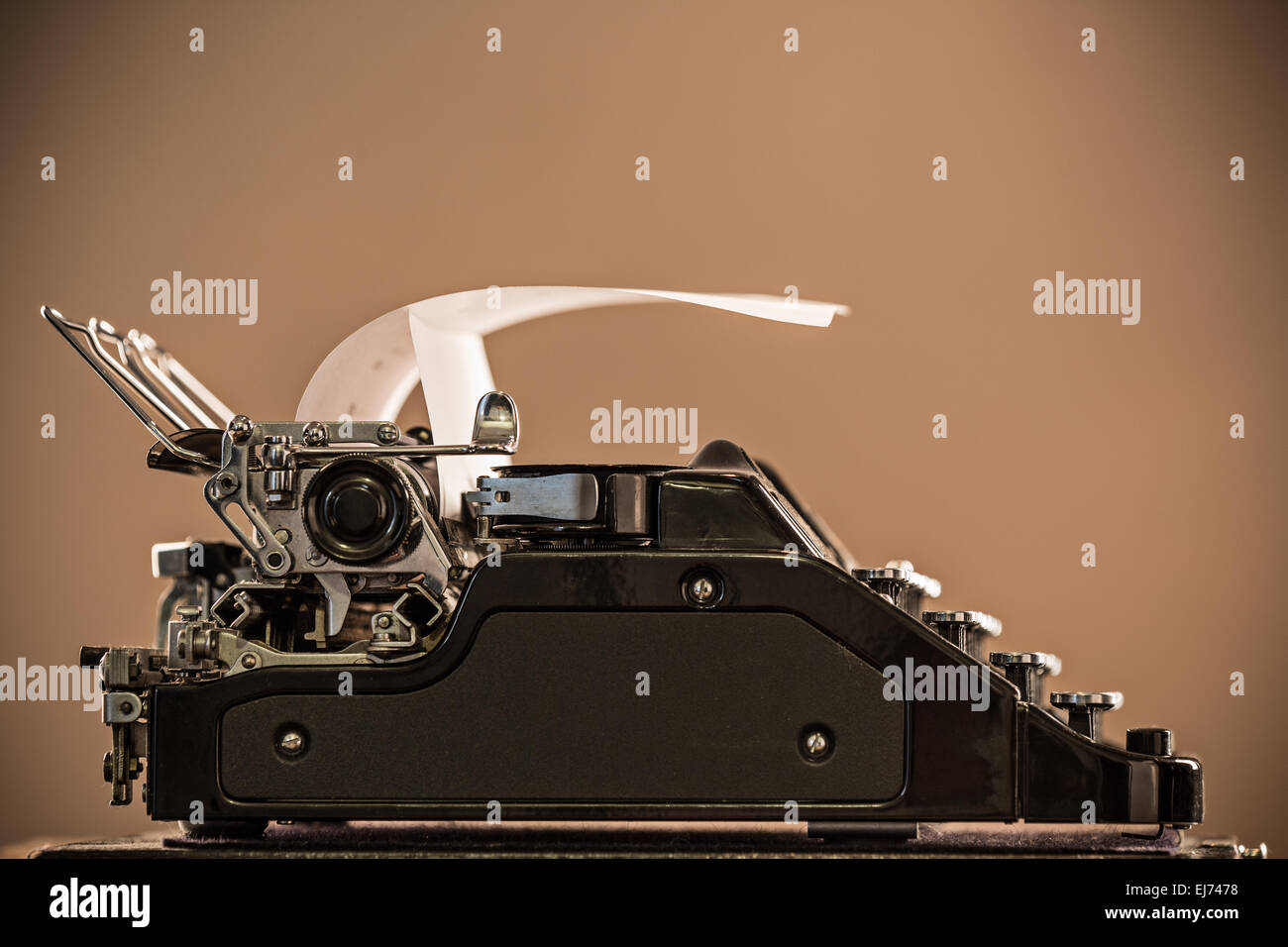 Old vintage typewriter, close-up Stock Photo - Alamy