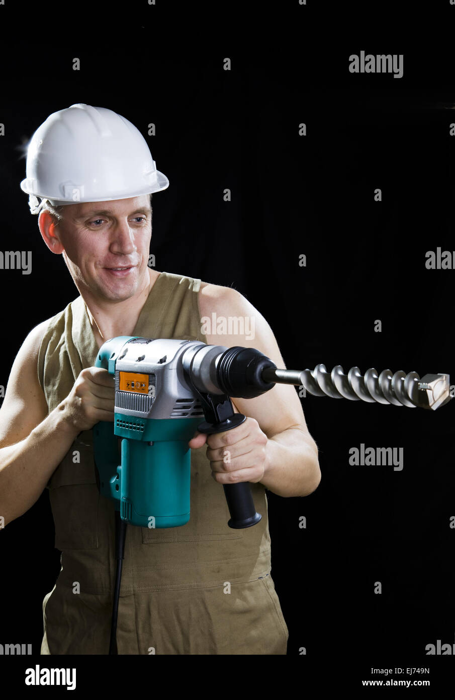 Builder helmet hi-res stock photography and images - Alamy