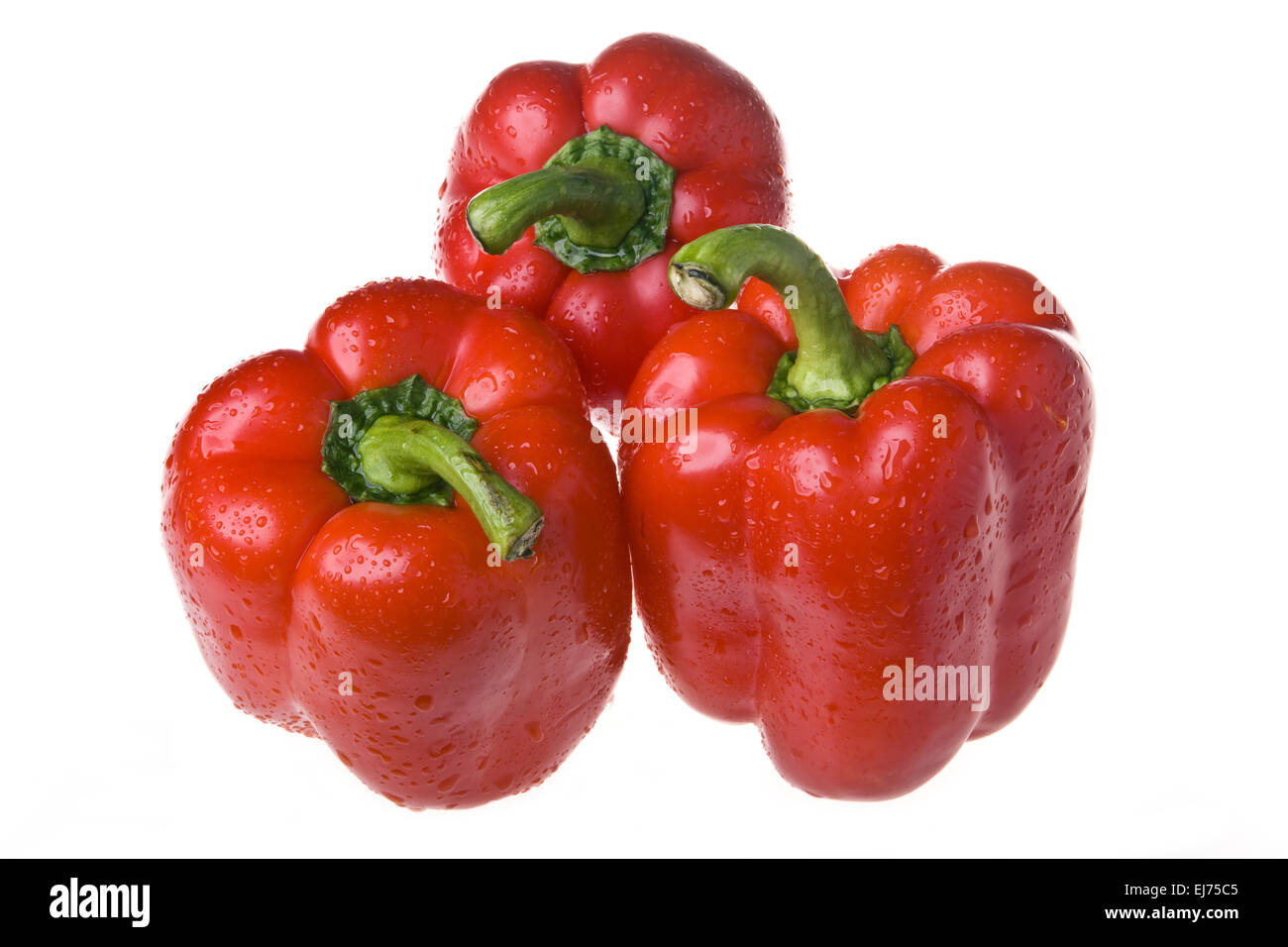 Sweet peppers isolated in Cut Out Stock Images & Pictures - Alamy