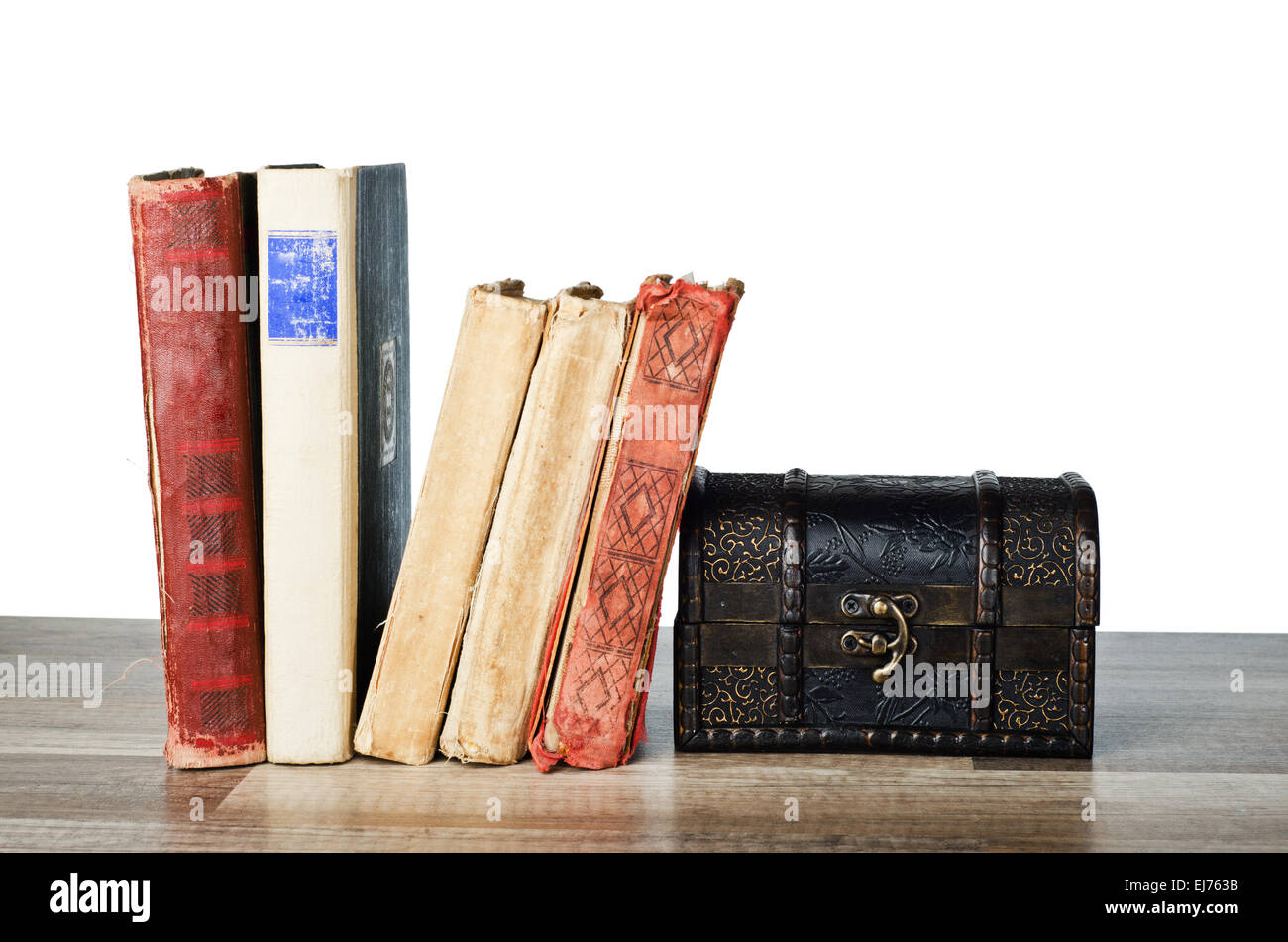 Golden hardcover vintage book open hi-res stock photography and images ...