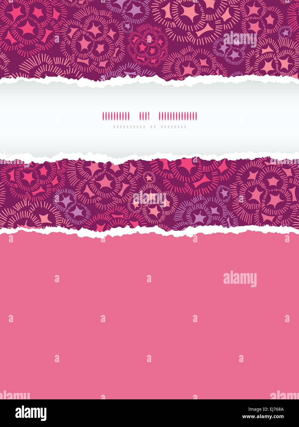 Abstract underwater flowers vertical torn frame seamless pattern background Stock Photo - Alamy