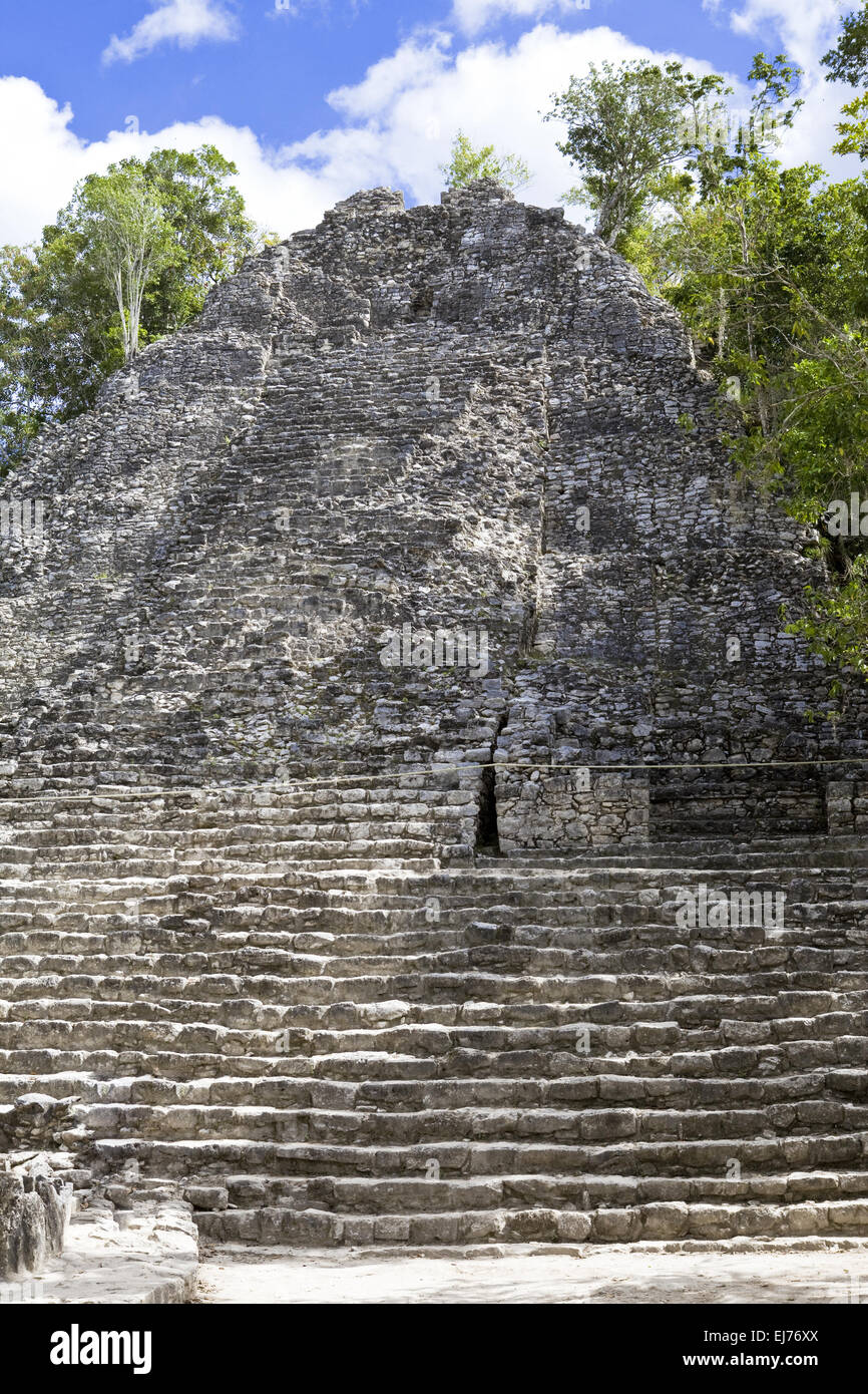 Mexico. Archeologic zone of Koba Stock Photo - Alamy