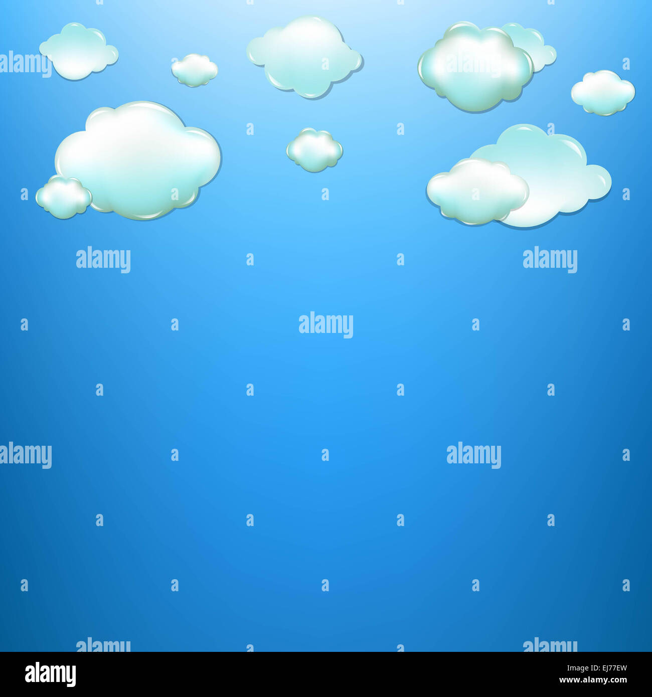 Background blue clouds cartoon hi-res stock photography and images - Alamy
