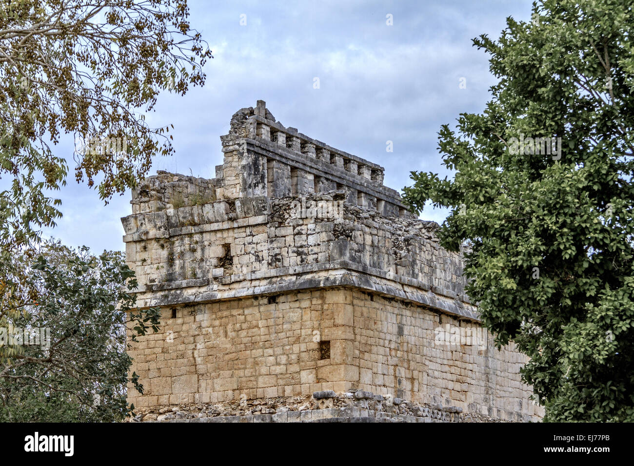 Temple Building Chichen Itza Mexico Stock Photo - Alamy