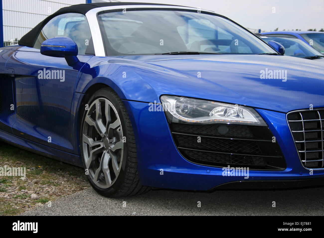 blue dynamic car Stock Photo - Alamy