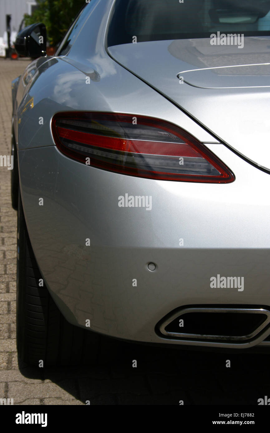 Silver race car hi-res stock photography and images - Alamy