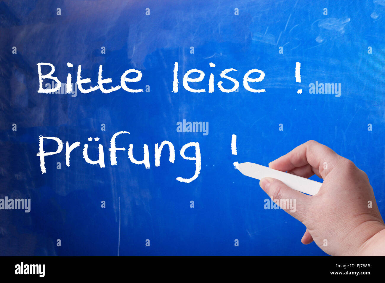 Please quiet! Exam! Stock Photo - Alamy