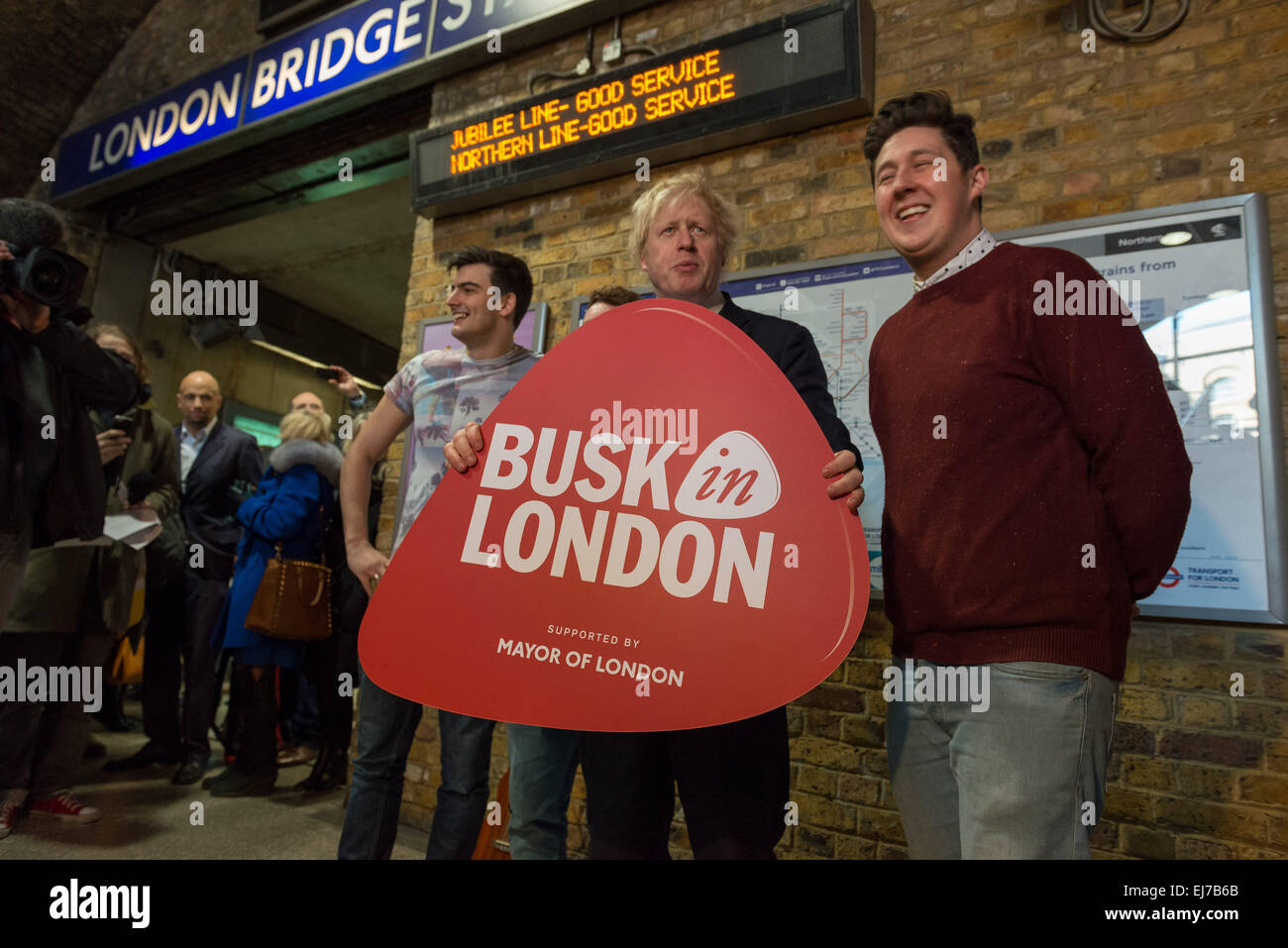 London, UK. March 23, 2015 - The Mayor of London Boris Johnson joined ...