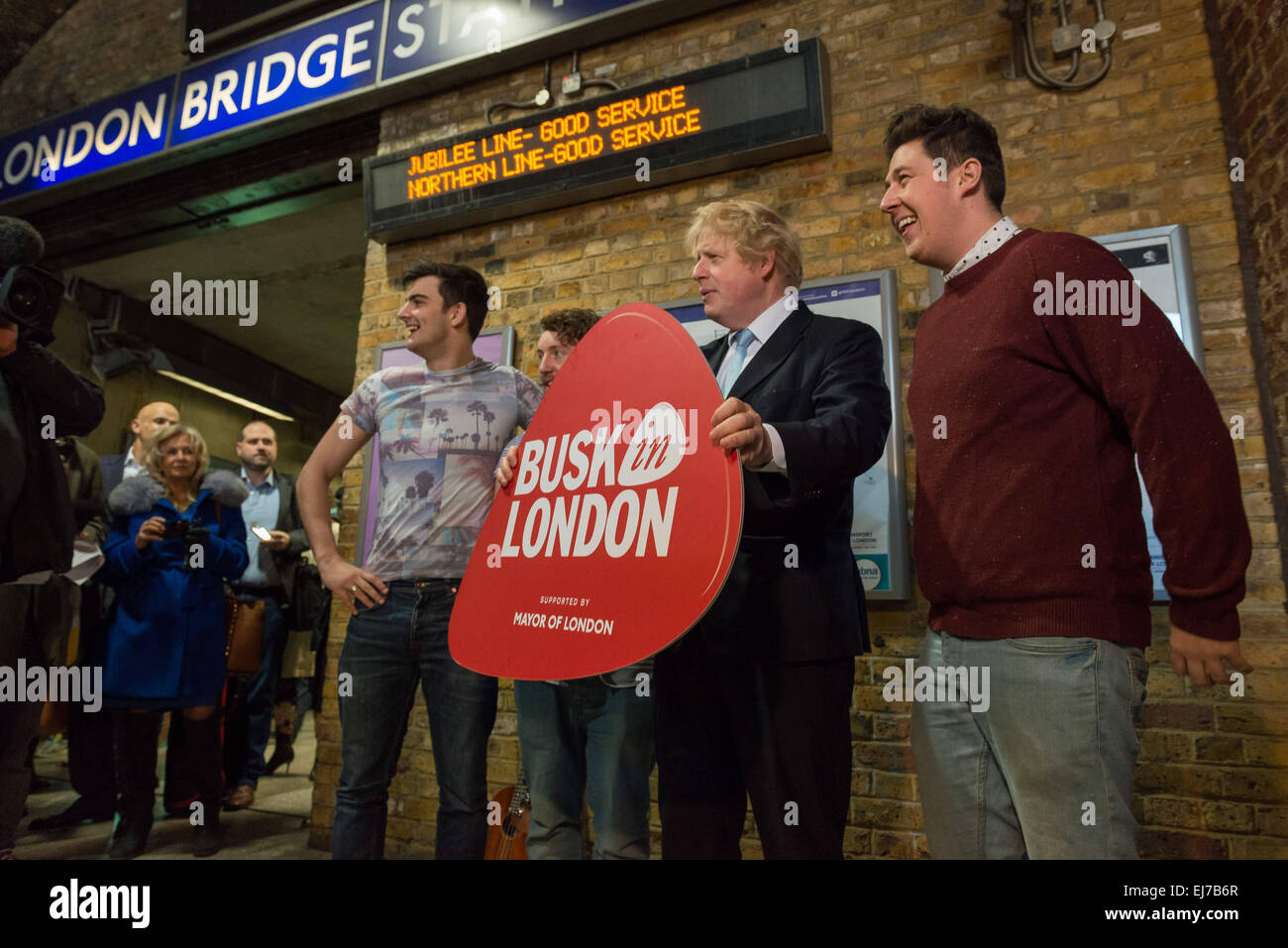 London, UK. March 23, 2015 - The Mayor of London Boris Johnson joined ...