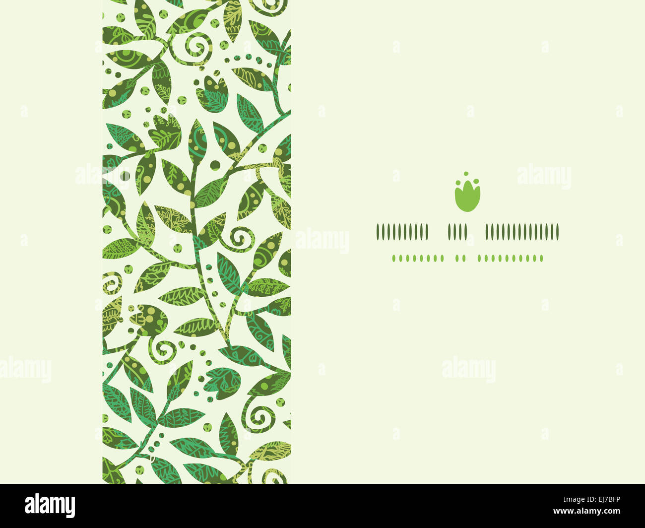 Textured Colorful Branches Horizontal Seamless Pattern Background Stock ...