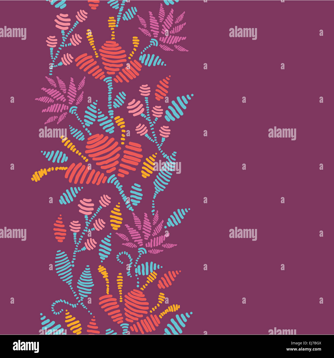 Vector pink abstract flowers vertical hi-res stock photography and images - Alamy