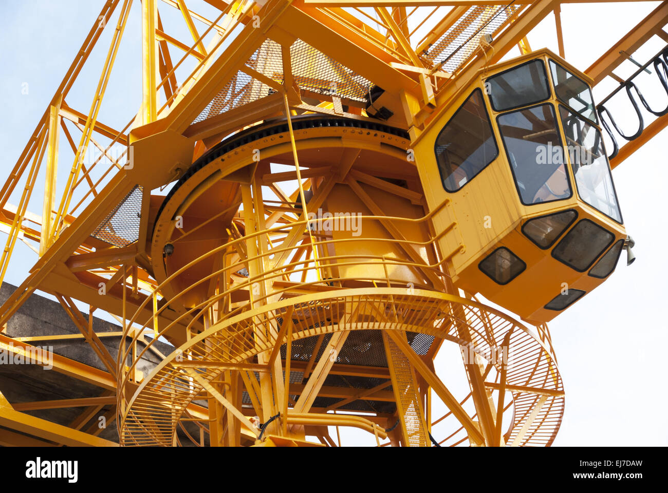 The old Crane Stock Photo - Alamy