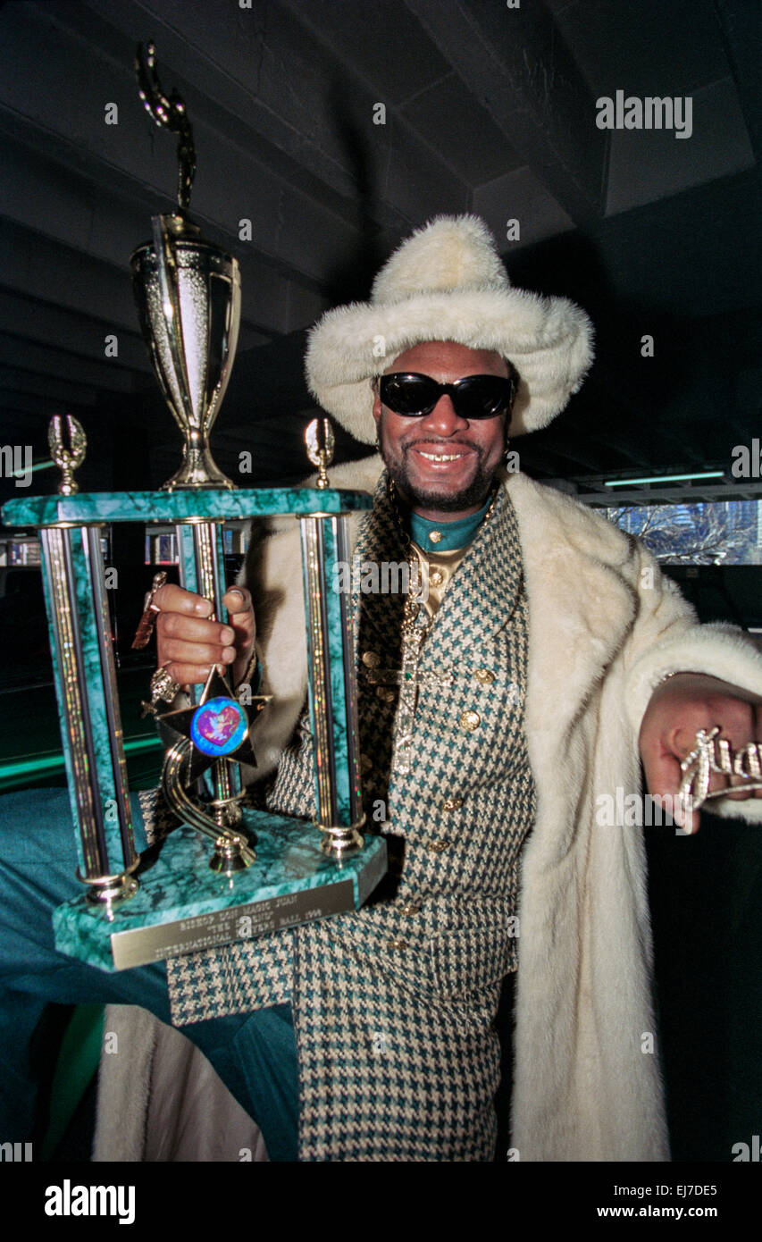 CHICAGO, IL. – MARCH 01: “Don Magic Juan” and Friends at the Pimps Competition in Chicago ...