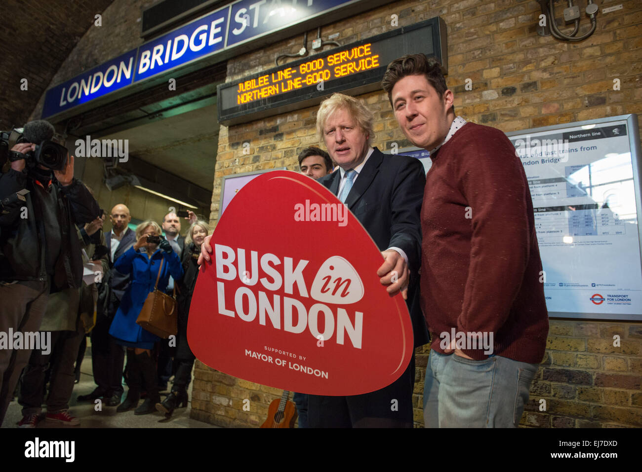 London, UK. March 23, 2015 - The Mayor of London Boris Johnson joined ...