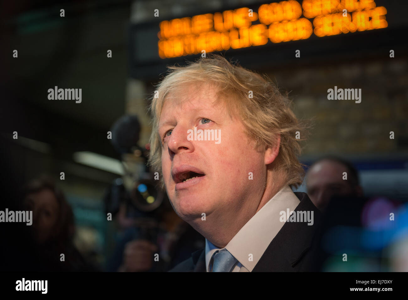London, UK. March 23, 2015 - The Mayor of London Boris Johnson joined ...