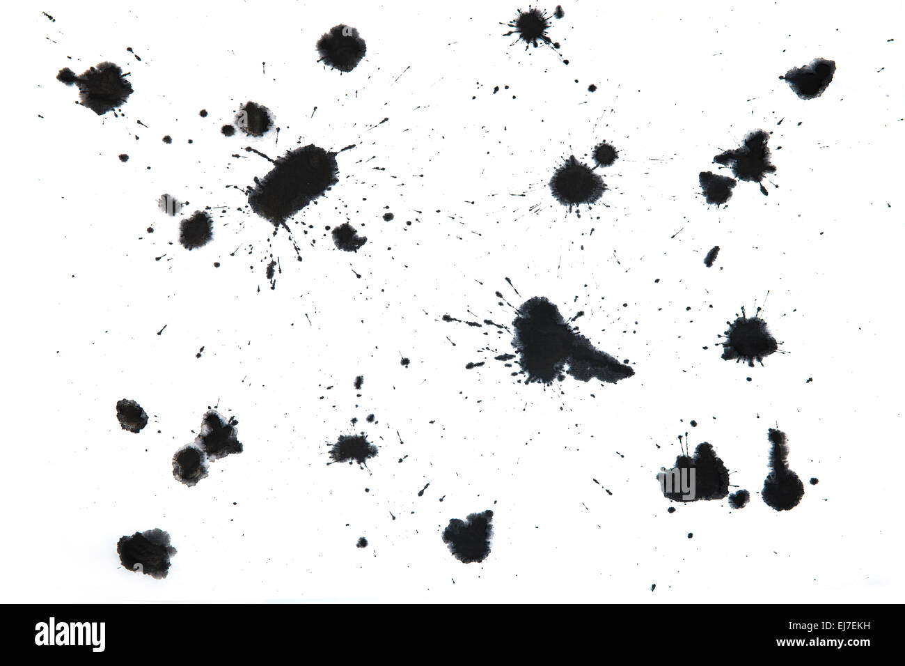 The ink spots on Xuan paper Stock Photo - Alamy