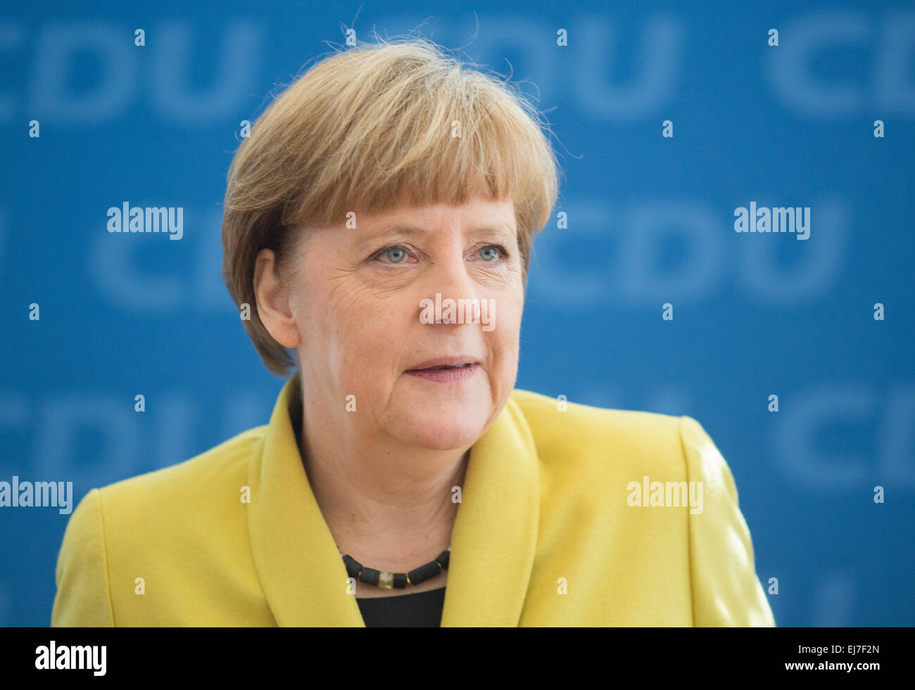 Berlin, Germany. 23rd Mar, 2015. German chancellor Angela Merkel (CDU ...