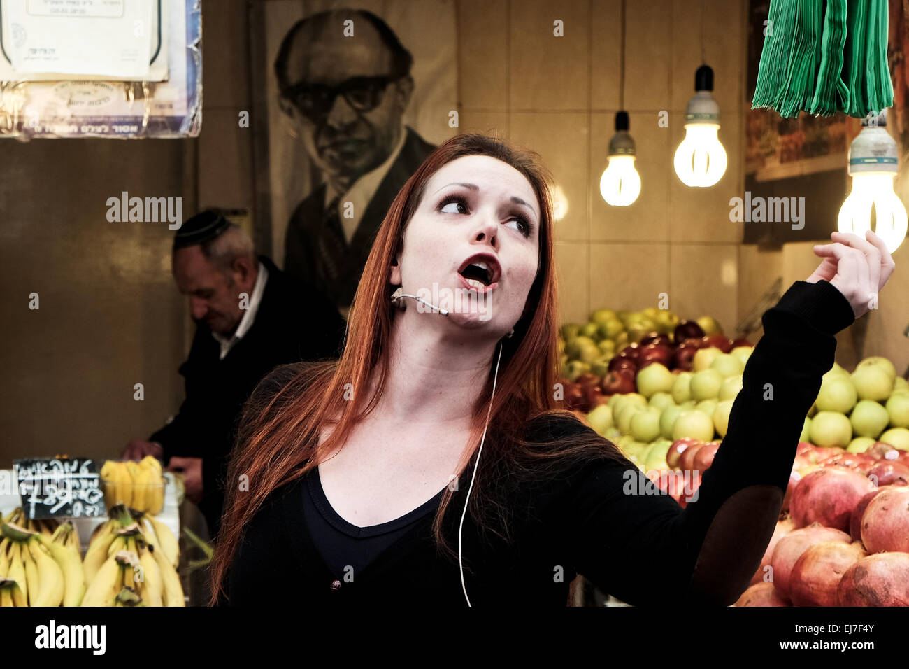Jerusalem, Israel. 23rd March, 2015. TALI KETZEF, Israeli Opera soloist ...