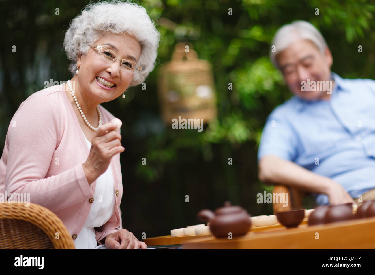 Playing Chinese Chess In Old High Resolution Stock Photography and ...