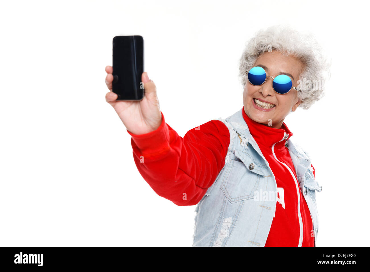 Fashion by phone Cut Out Stock Images & Pictures - Alamy