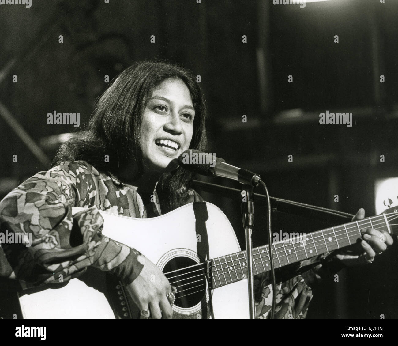NORMA TANEGA US pop folk singer on Ready,Steady,Go in 1966 Stock Photo ...