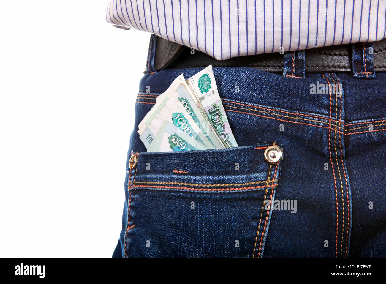Man money back pocket hi-res stock photography and images - Alamy