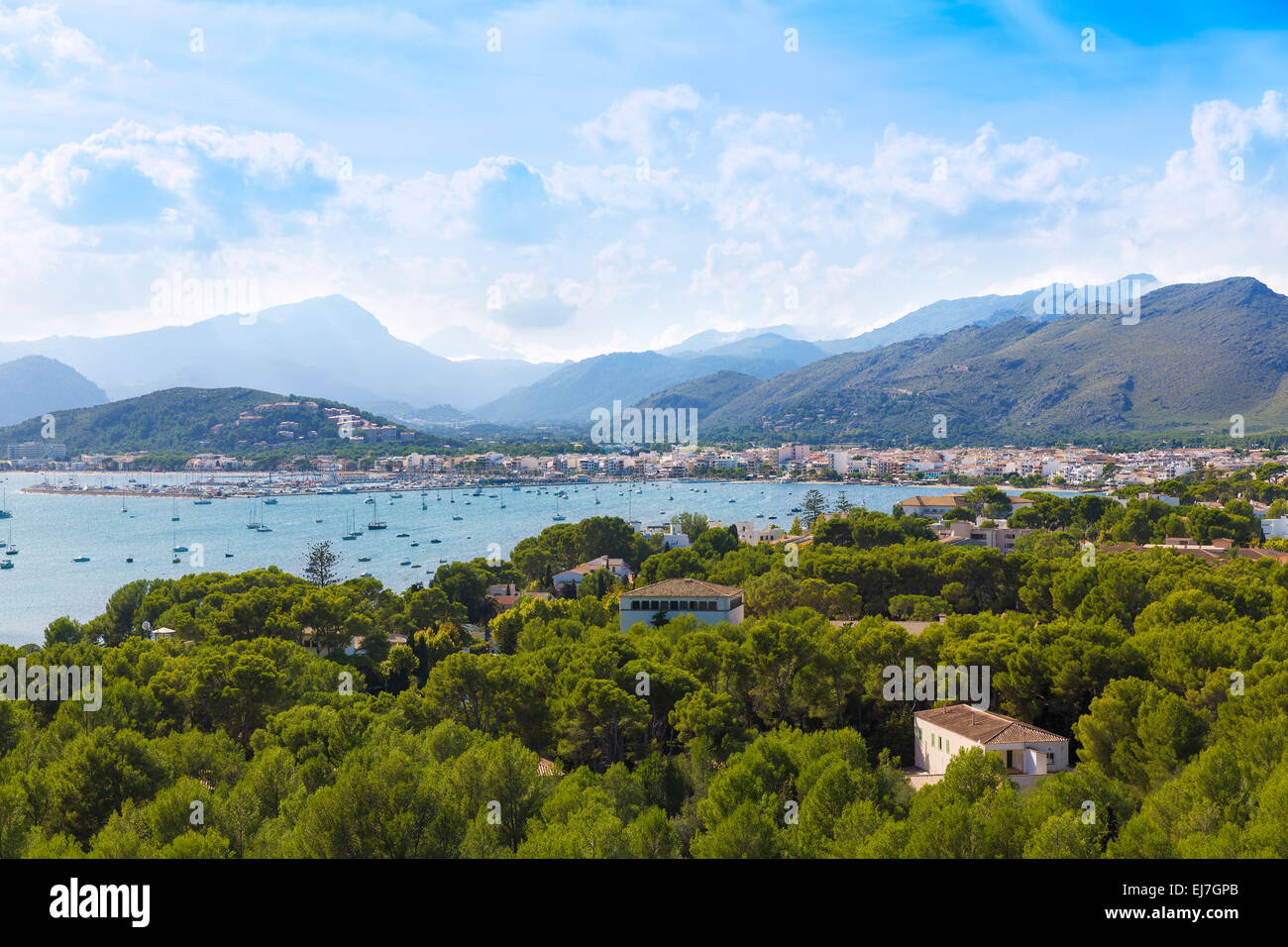 Pollensa village in majorca hi-res stock photography and images - Alamy