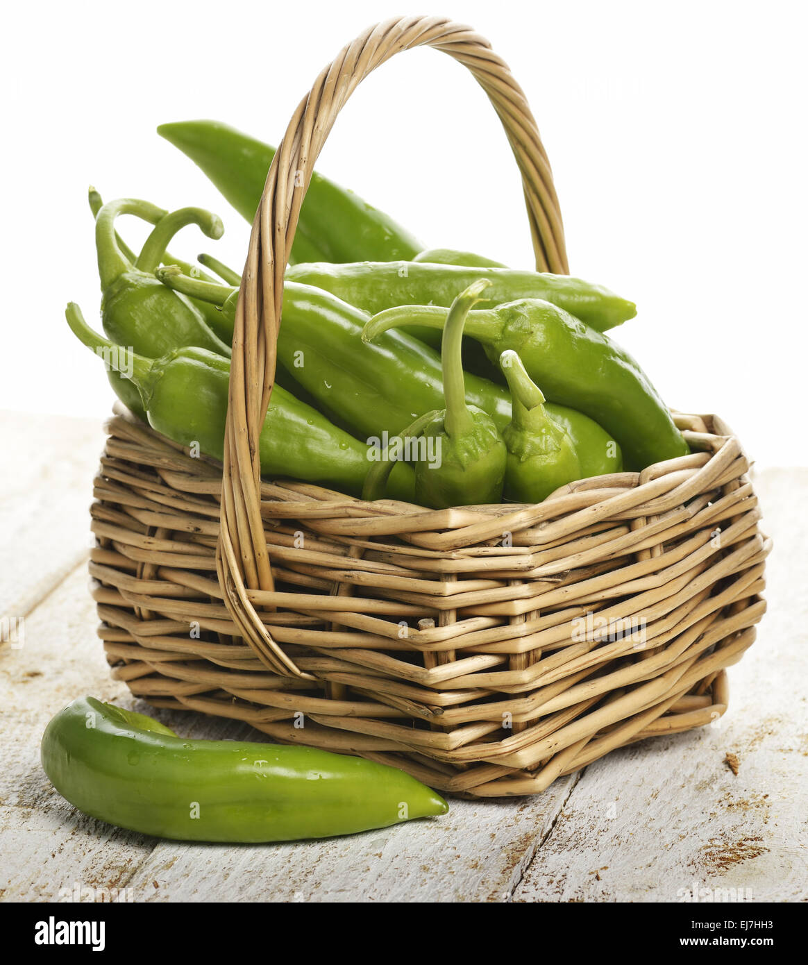 Fresh green peppers hi-res stock photography and images - Alamy