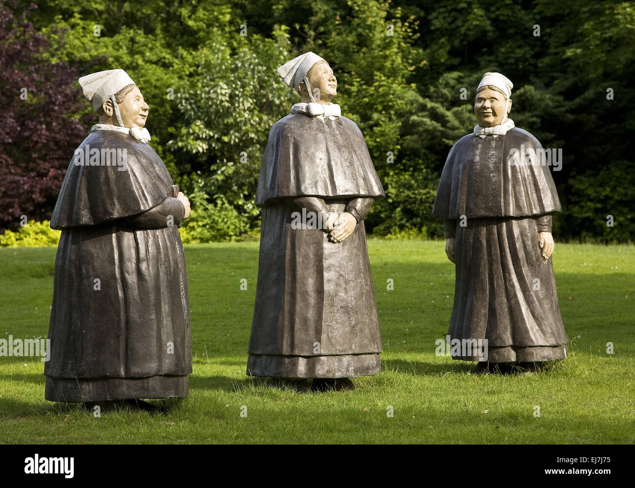 Artwork concrete human, Witten, Germany Stock Photo - Alamy