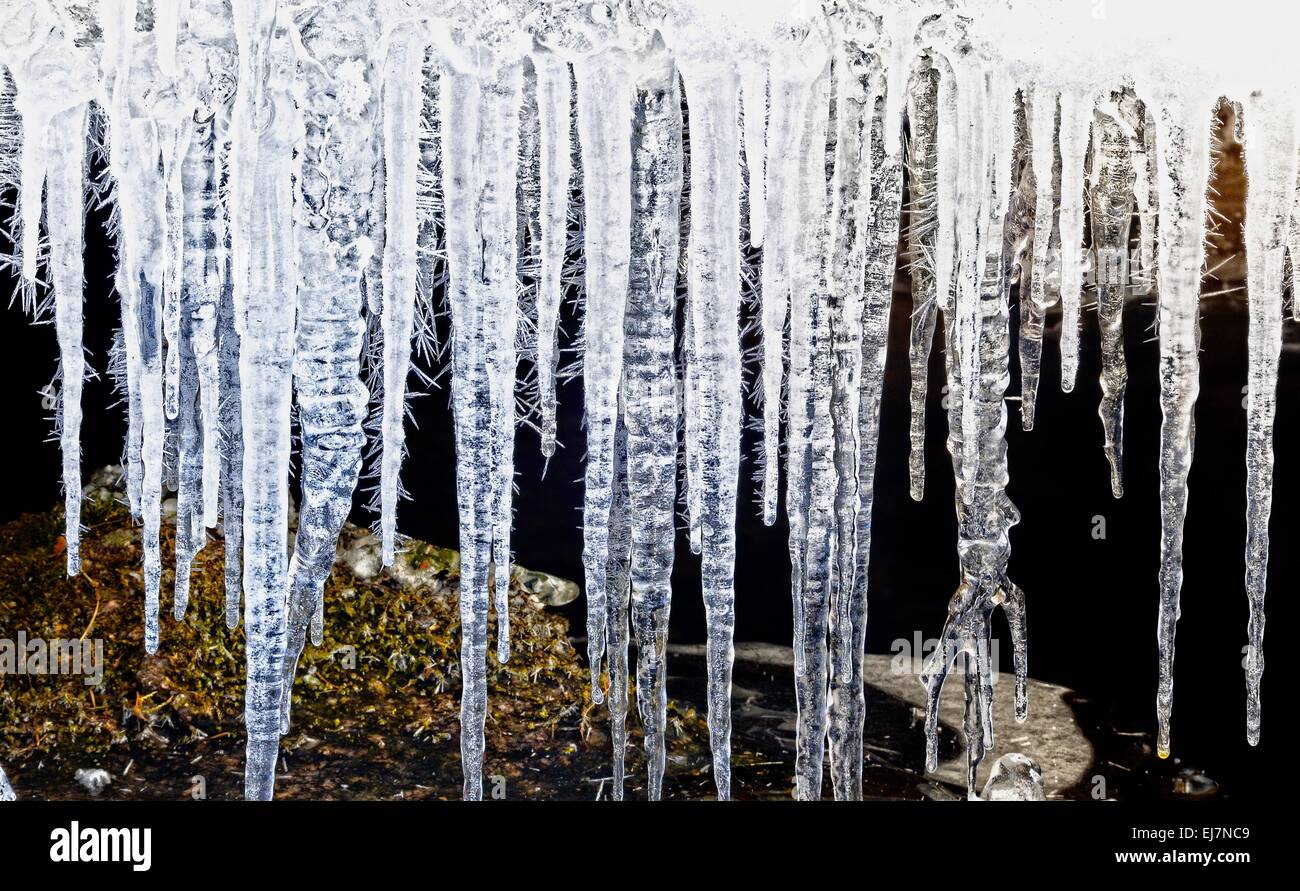the cold winter the water Stock Photo - Alamy