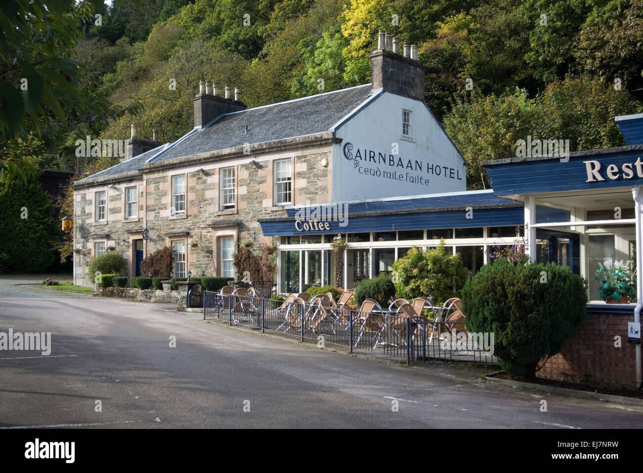 The Cairnbaan Hotel at Crinan Canal near Lochgilphead Argyll Scotland ...