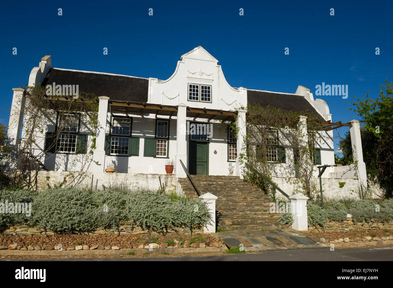 Historical building, Church Street, Tulbagh, South Africa Stock Photo ...