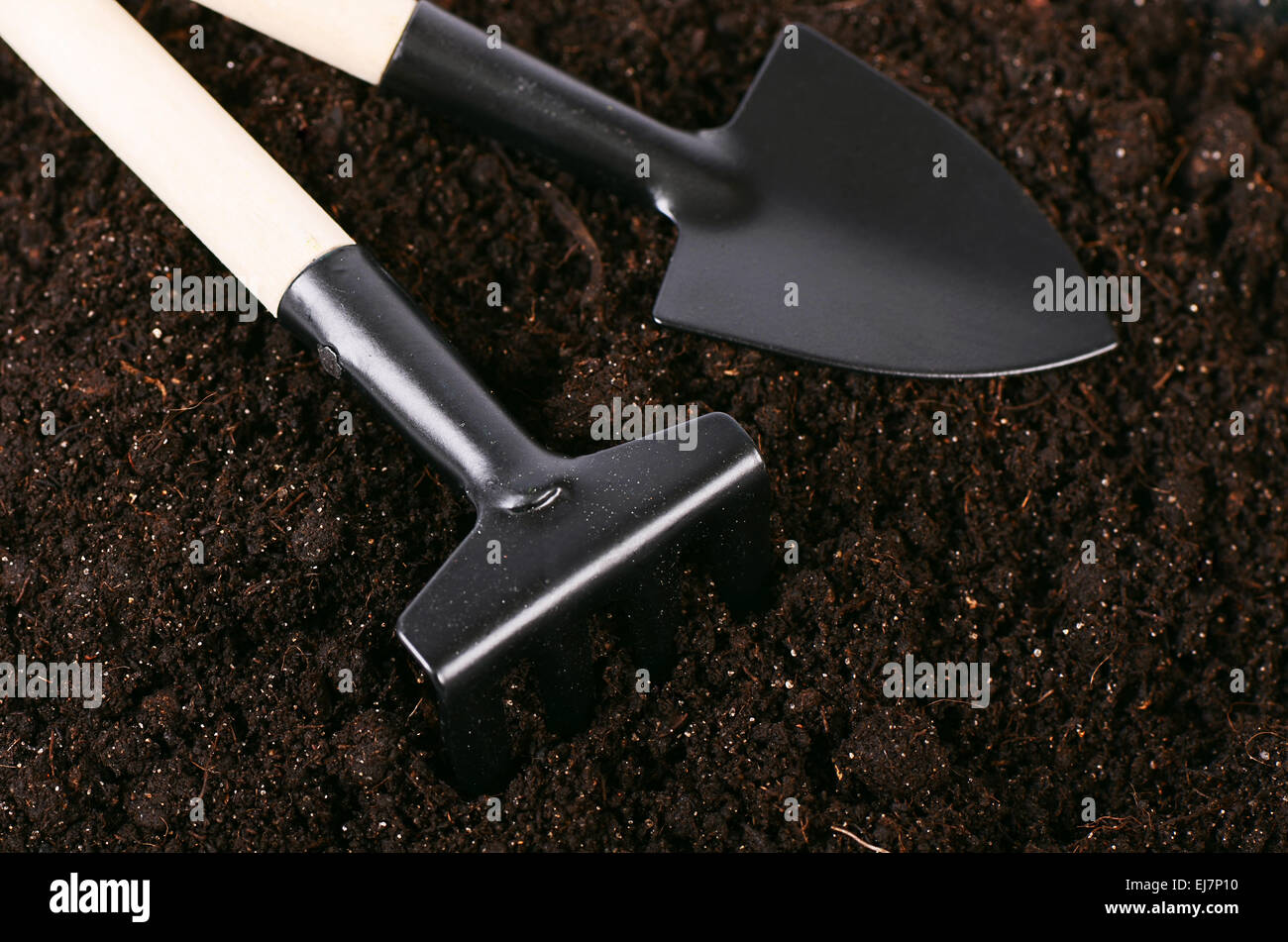 Black ground close up Stock Photo - Alamy