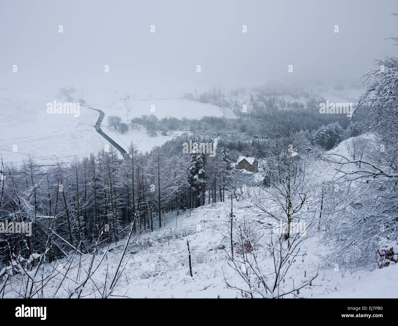 31st Jan 2015. Holmfirth rd,Greenfield,Saddleworth,Greater Manchester ...