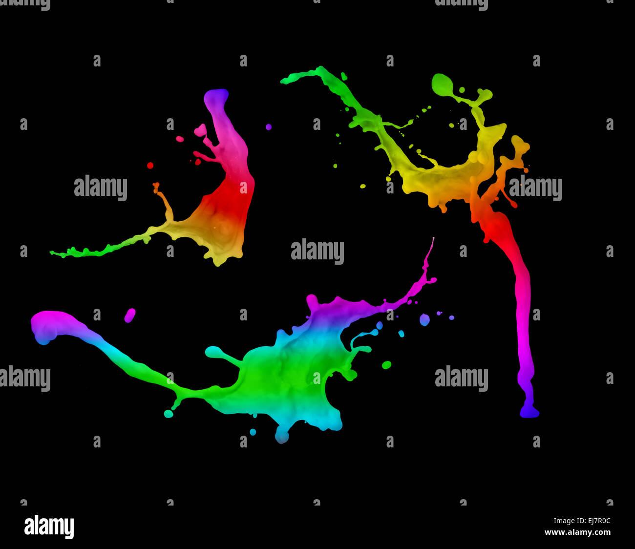 Green colour splashing hi-res stock photography and images - Alamy