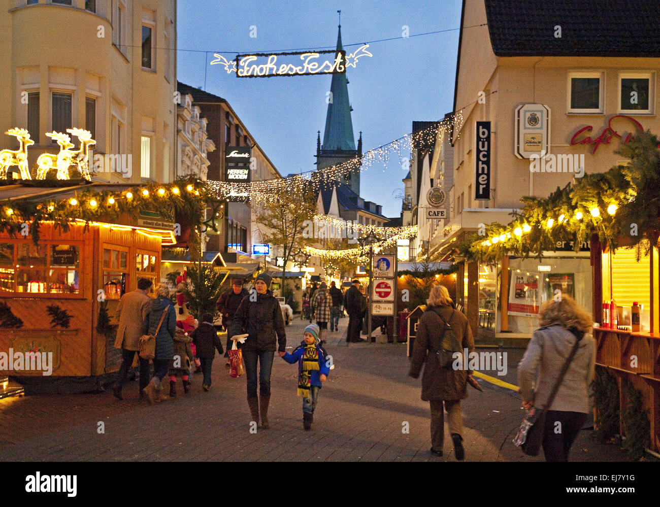 Christmas Market, Unna, Germany Stock Photo - Alamy