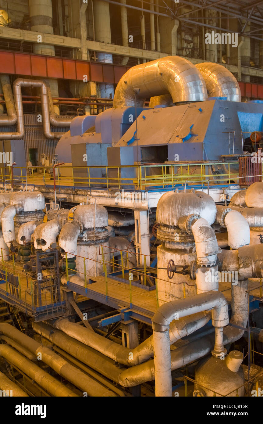 factory with equipment to produce Stock Photo - Alamy