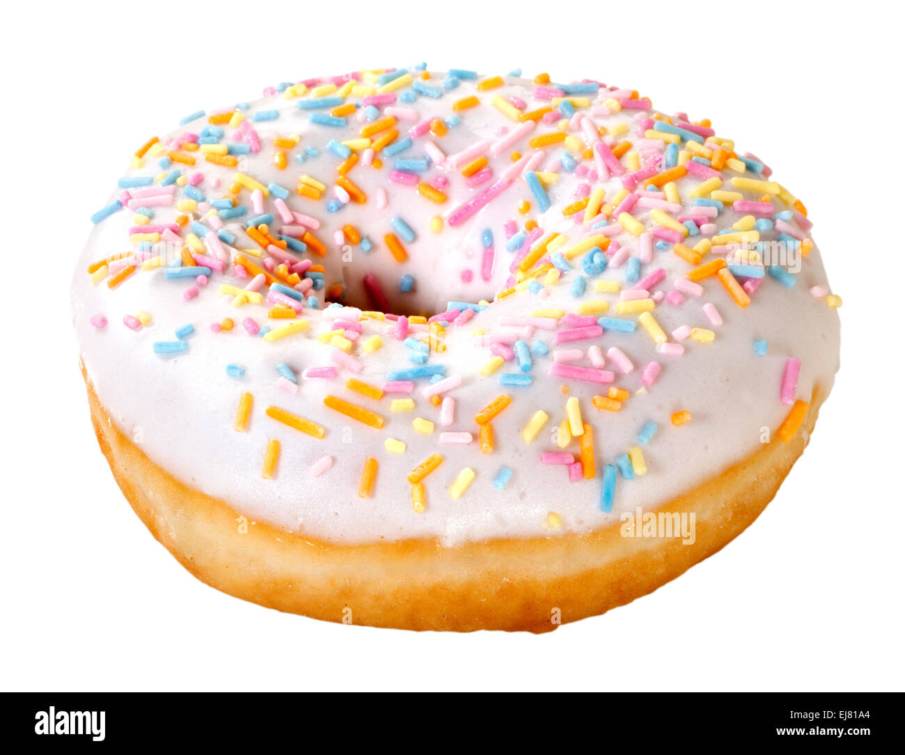 Sprinkle Donut(+clipping path Stock Photo - Alamy