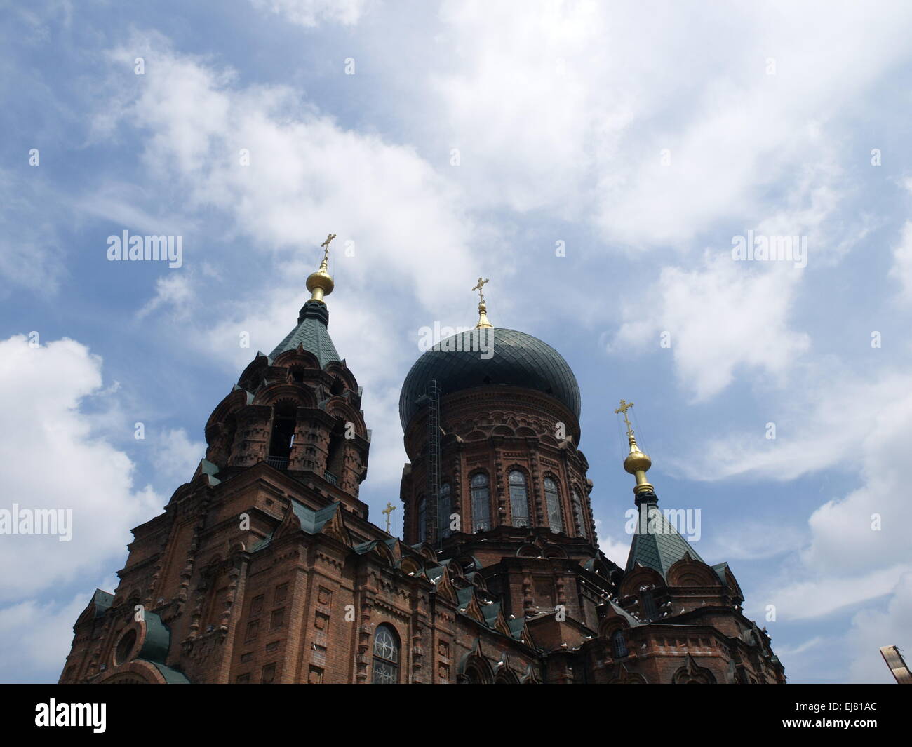 St. Sophia Church of Harbin in China, which was built in 1932 and the ...