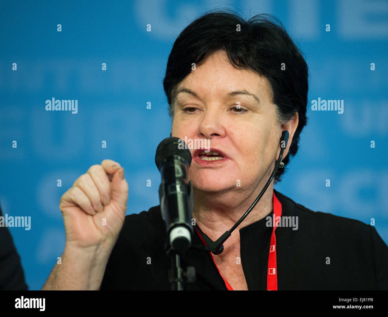 Sharan Burrow, General Secretary of the International Trade Union ...