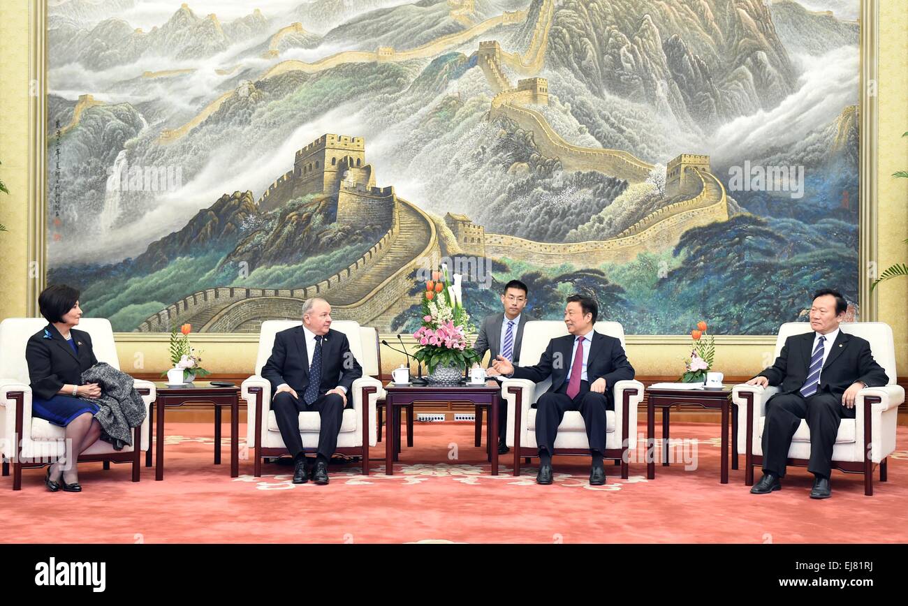 (150323) -- BEIJING, March 23, 2015 (Xinhua) -- Chinese Vice President ...
