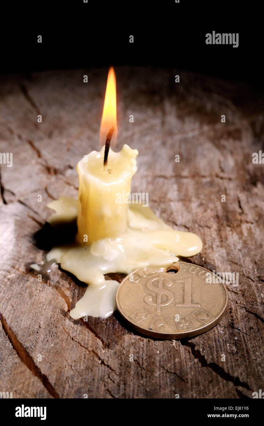 Good luck and candle Stock Photo - Alamy