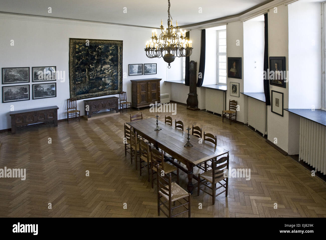 Museum Castle Moers, Germany Stock Photo - Alamy