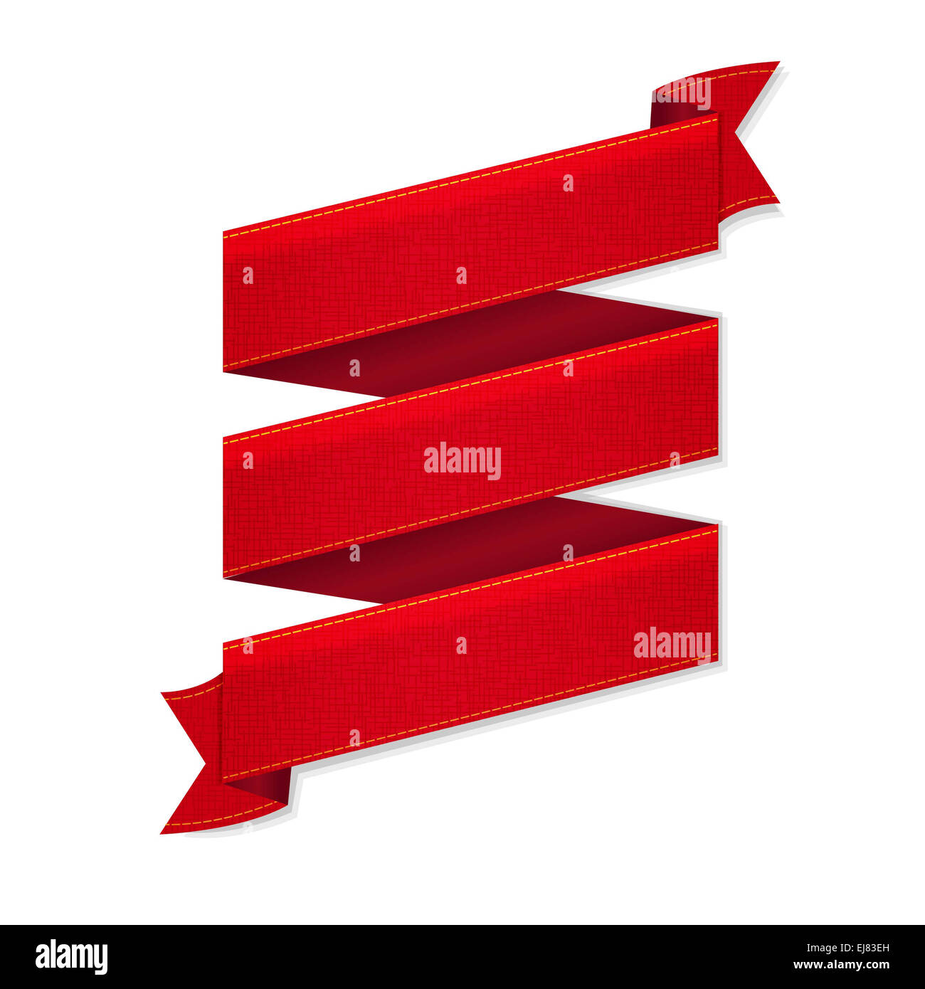 Red Ribbon Banner Stock Photo - Alamy