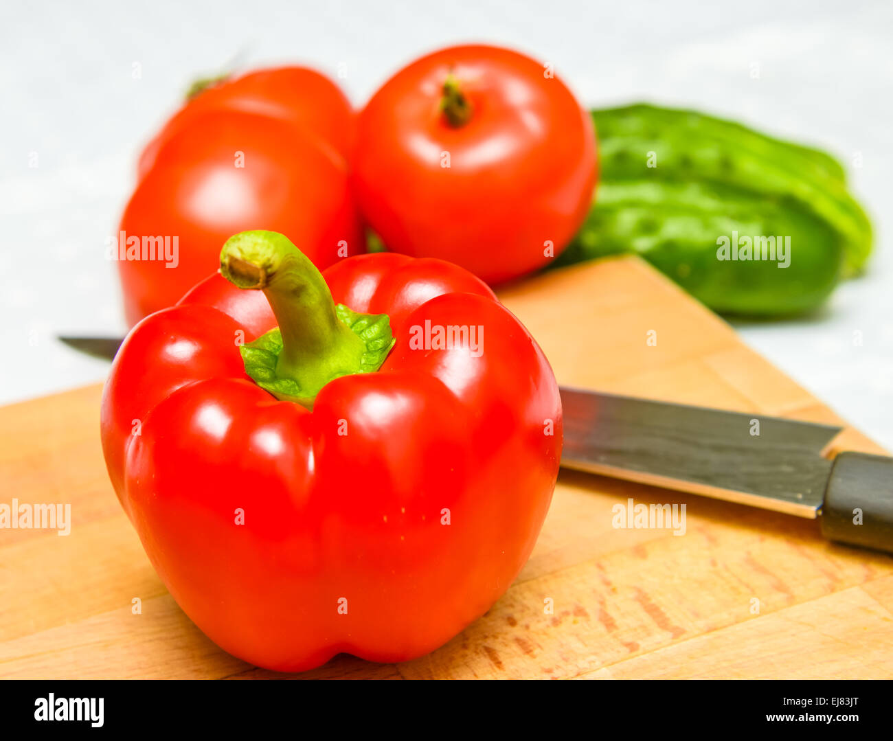 Bulgarian pepper red Stock Photo - Alamy