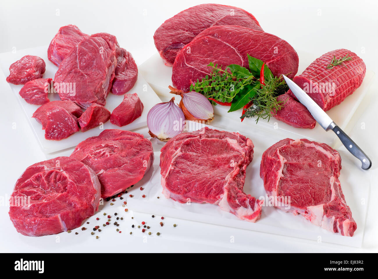 Fresh cut of meat Stock Photo - Alamy